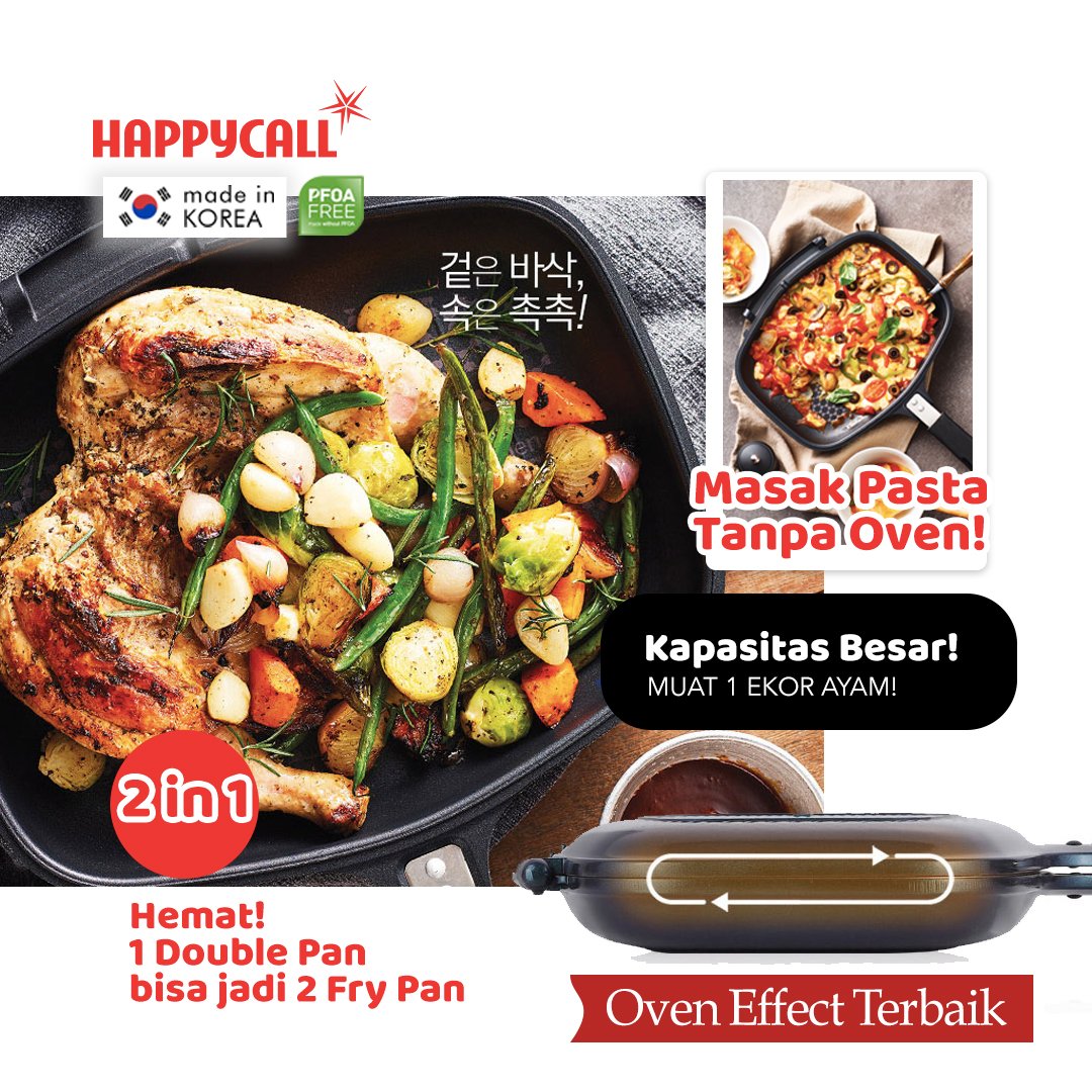 Happycall Double Pan Synchro Prestige - Neohaus Indonesia