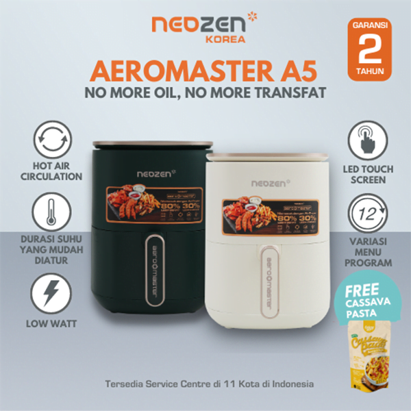 NEOZEN AEROMASTER AIR FRYER IVORY A5 - Neohaus Indonesia