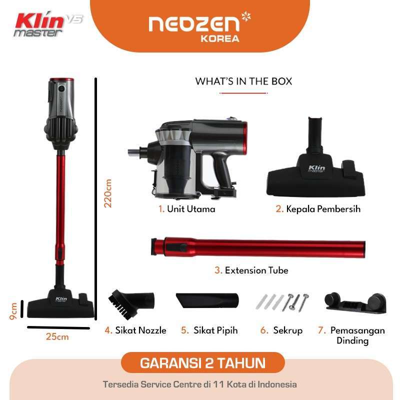 NEOZEN KLIN MASTER VACUUM CLEANER V5 - Neohaus Indonesia