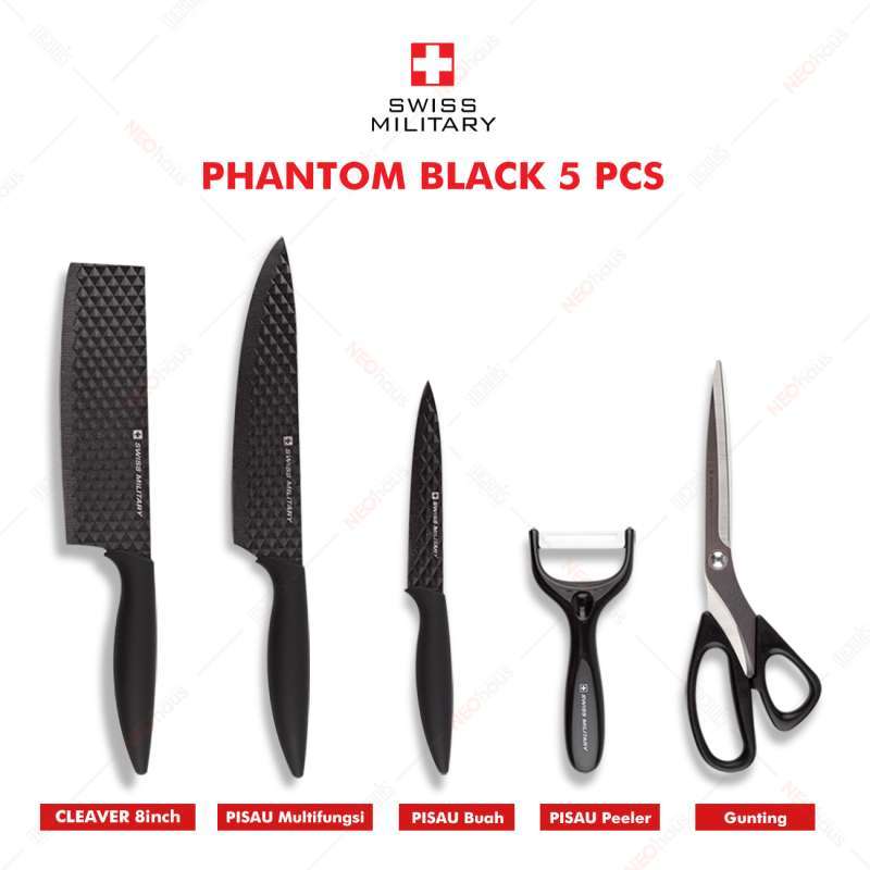 SM KNIFE BLACK SET 5P - Neohaus Indonesia