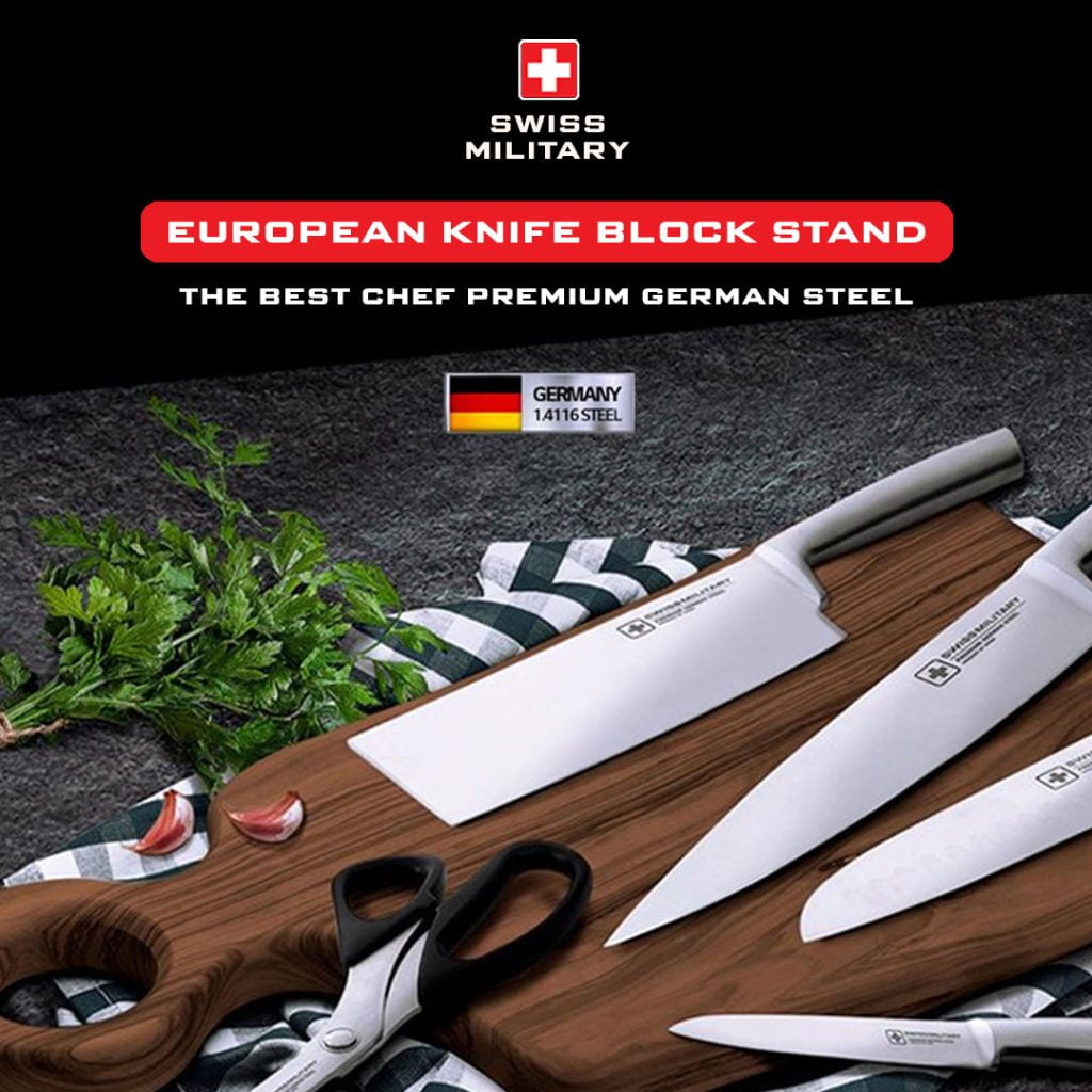 SWISS MILITARY EUROPEAN KNIFE SET 6P - Neohaus Indonesia
